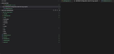 vscode add build configuration window is blank nordic qanda