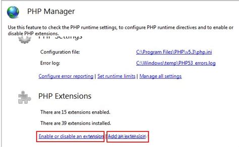 php iis and sql server pdo sqlsrv configuration and settings