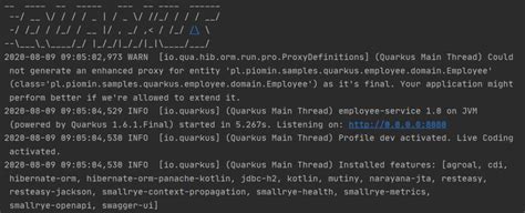guide to quarkus with kotlin piotr s techblog