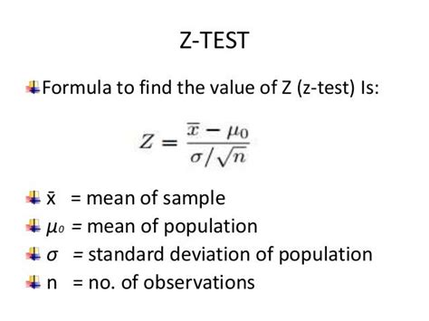 Hypothesis Testing Using Z Test Statistics Fireblaze Ai School Blogs