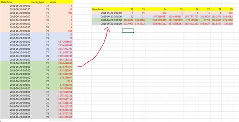 excel convert row to column slides master