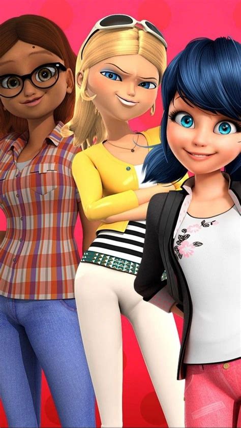 Miraculous Alya Chloé And Marinette Wallpaper Ladybug Fotos