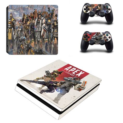 apex legends decal skin sticker for ps4 slim console and controllers