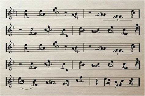Sexy Funny Kama Sutra Musical Music Notes Sexual Positions Art Print