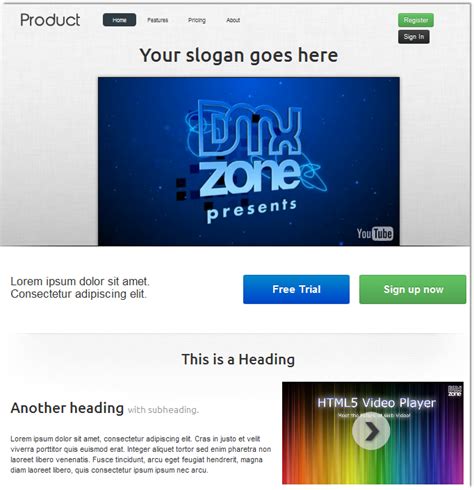an effective product page showcase dmxzone