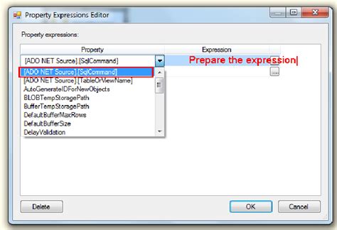 how to pass parameters to an source in ssis