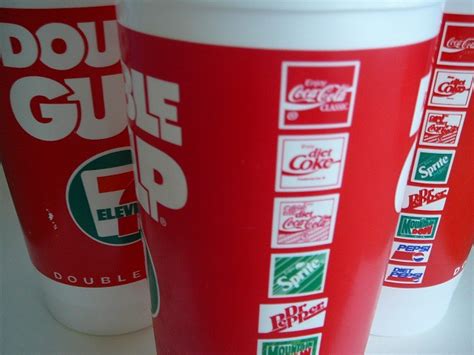 7 Eleven Double Gulp With Side Logos Cold From Wendy Majiscup Paper