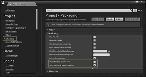 reducing apk package size unreal engine documentation
