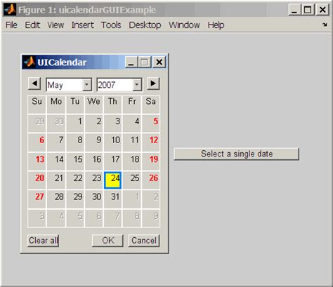 uicalendar user interface matlab and simulink mathworks 日本