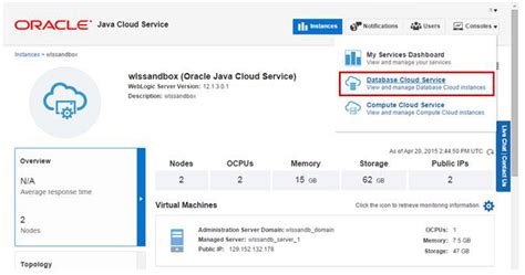 accesssing a database cloud service instance using oracle sql developer