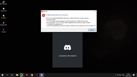 discord fatal javascript hatası technopat sosyal