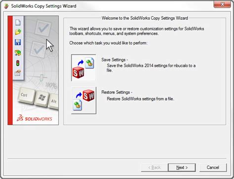 how to copy your solidworks settings correctly when upgrading to a new