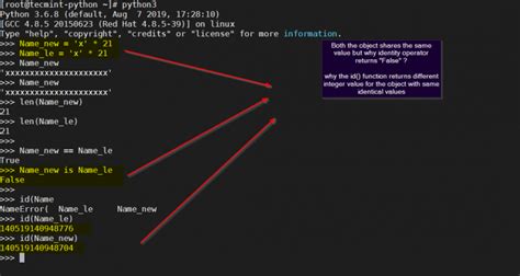learn python identity operator and difference between and is