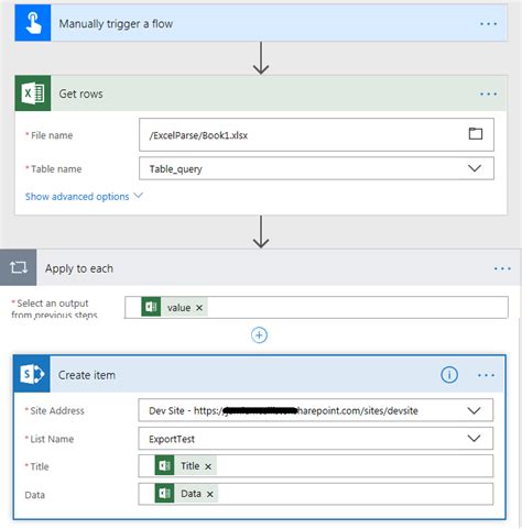 upload and update excel values to sharepoint list