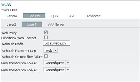 configure web passthrough on wlc 5760 3850 cisco
