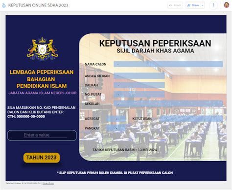 Mknace Unlimited™ The Colours Of Life Semakan Keputusan Peperiksaan