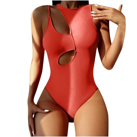 Plus Size Swimsuit For Women Women Tummy Control One Piece Swimsuits