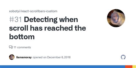 detecting when scroll has reached the bottom · issue 31 · xobotyi