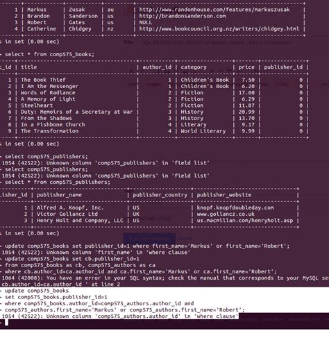 mysql sql error 1054 42s22 unknown column why it is