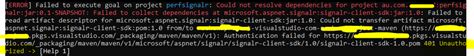 maven 401 unauthorized when running mvn compile stack overflow