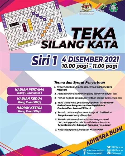 Pertandingan Teka Silang Kata 3r