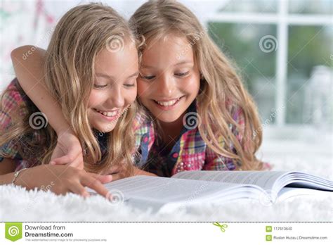 Deux Soeurs Jumelles Adorables Photo Stock Image Du Conférence