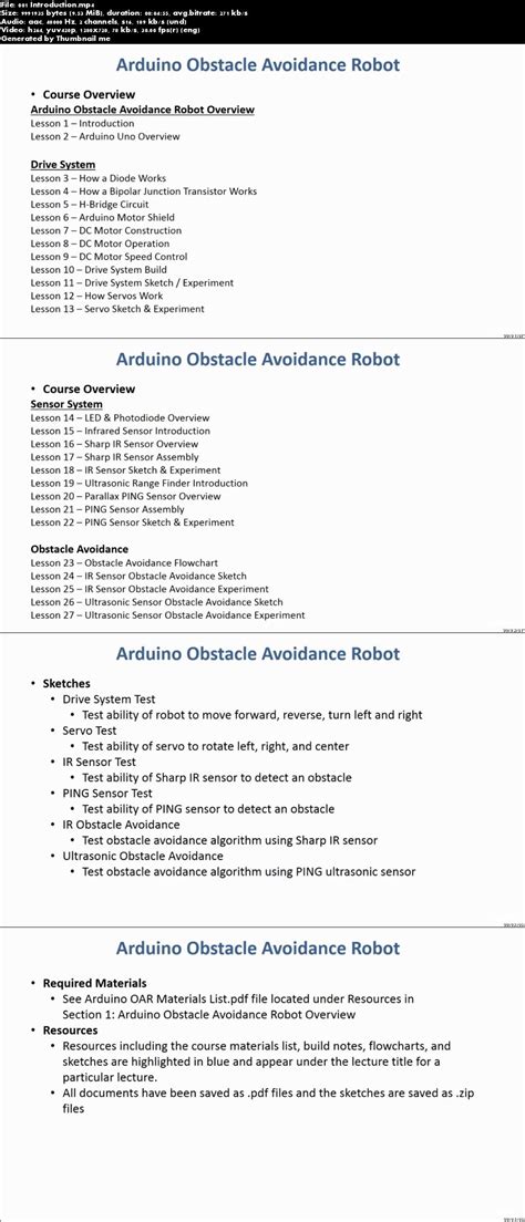 obstacle avoiding robot arduino code pdf