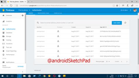 how to set sign in anonymously in firebase androidsketchpad