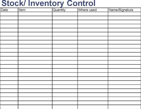 Microsoft Excel Templates 9 Stock Management Templates In Excel