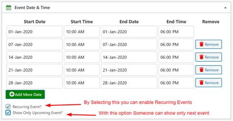 recurring events addon user guidelines magepeople