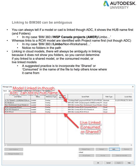 solved reload revit link autodesk community