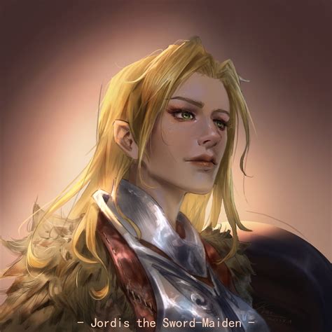Siyi Huang 【fan Art】jordis The Sword Maiden