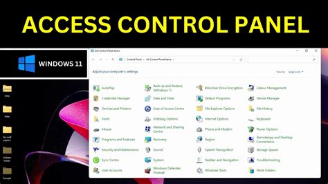 How To Access Control Panel On Windows 11 Control Center App And