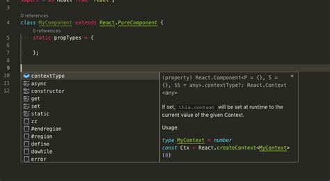vscode [insiders] javascript typescript react intellisense not working