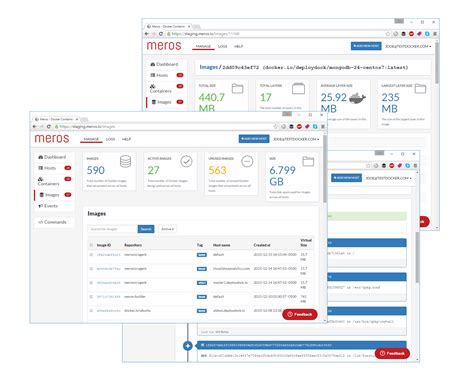 meros container monitor plots to be a complete gui for