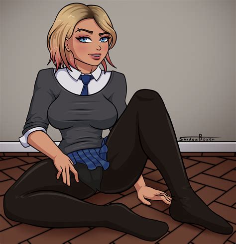 Rule 34 1girls Cameltoe Eyebrow Piercing Female Female Only Gwen