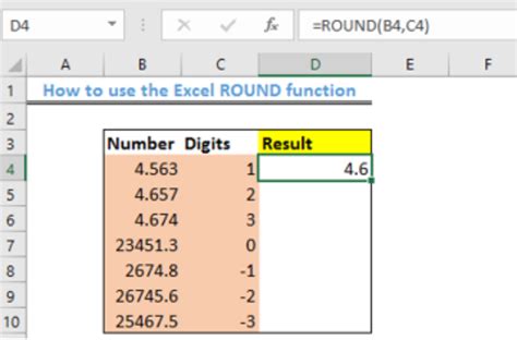 excel formula how to use the excel round function excelchat