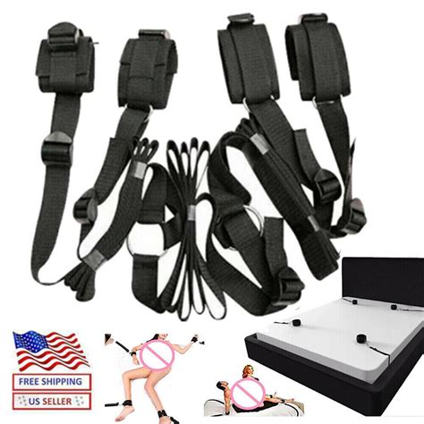 Adult Games Sex Toys For Couples Bed Restraint Erotic Bondage Ropes Bed