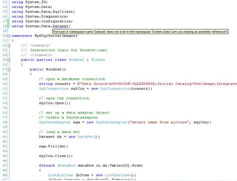 retrieve images in c wpf application from sql server database