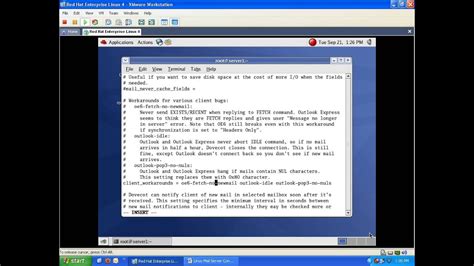 linux redhat postfix config dovecot receive local mail youtube
