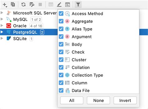 manage data sources datagrip