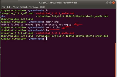 deleting files from the root directory in linux systran box