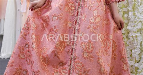 A Saudi Arabian Gulf Woman Wearing A Colorful Abaya Womens Abayas