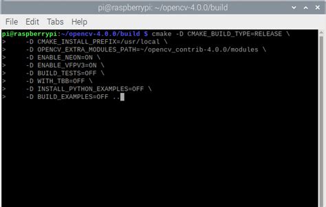 how to install opencv using cmake in raspberry pi matha electronics