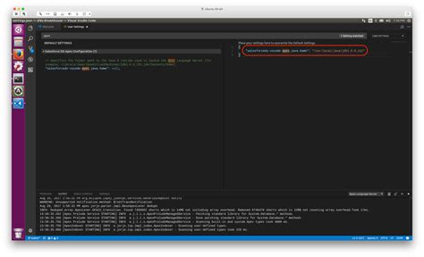 activating extension `salesforce salesforcedx vscode apex` failed