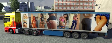 sexy girls trailer v3 ets 2 mods ets2downloads