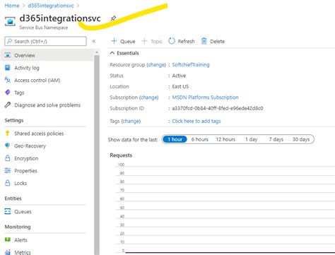 azure integration with dynamics 365 ce crm using service bus queue