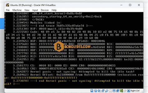 fix kernel panic not syncing attempted to kill the idle task in virtualbox