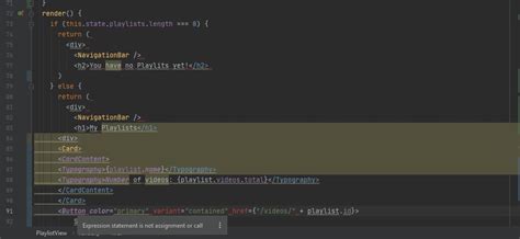 javascript webstorm not recognizing html tags in react js stack