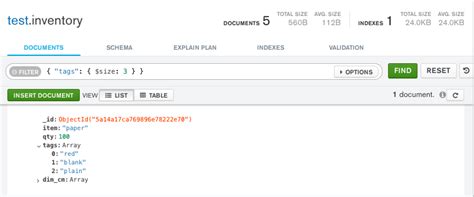 mongodb v3 6 manual query an array docs4dev